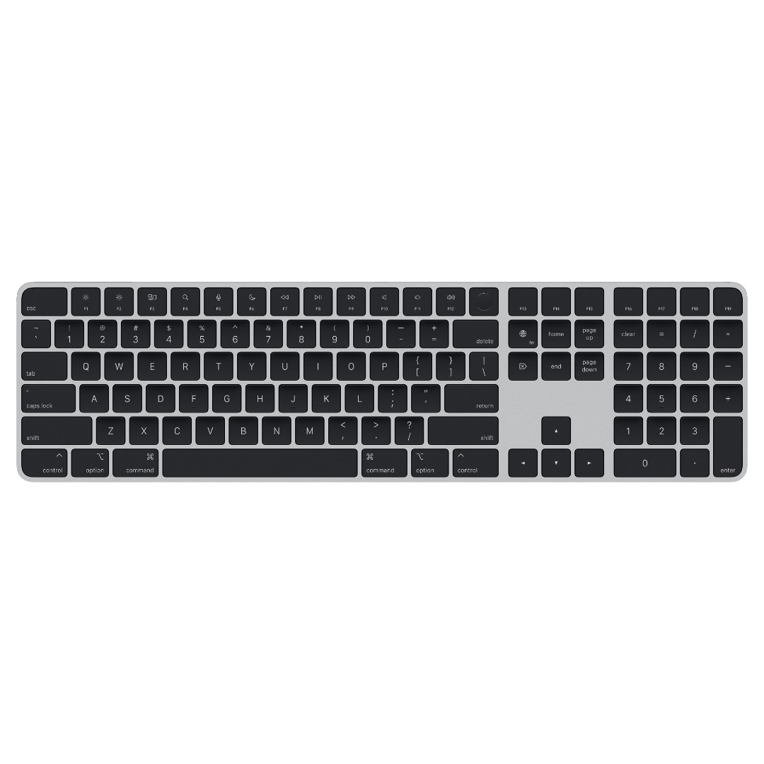 Apple Magic Keyboard Touch ID Space Grey with Numeric Keypad, Computers ...