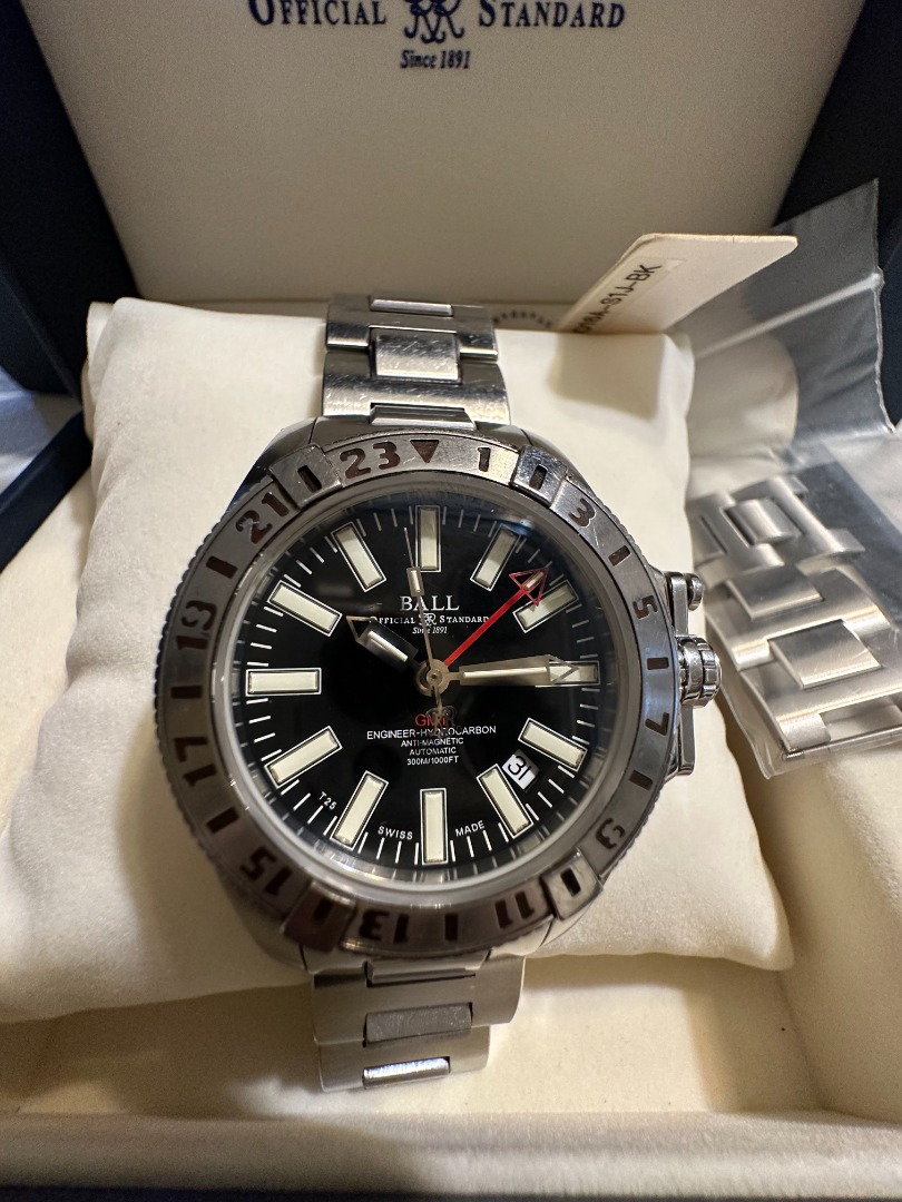 Ball GMT Engineer Hydrocarbon, 名牌, 手錶 - Carousell
