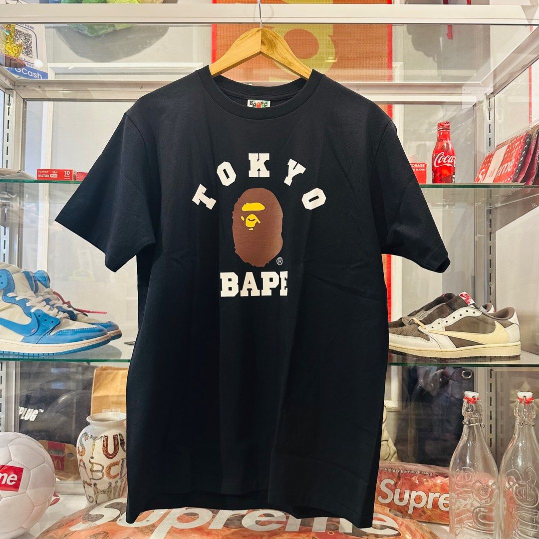 BAPE Tokyo Exclusive Tee Black on Carousell