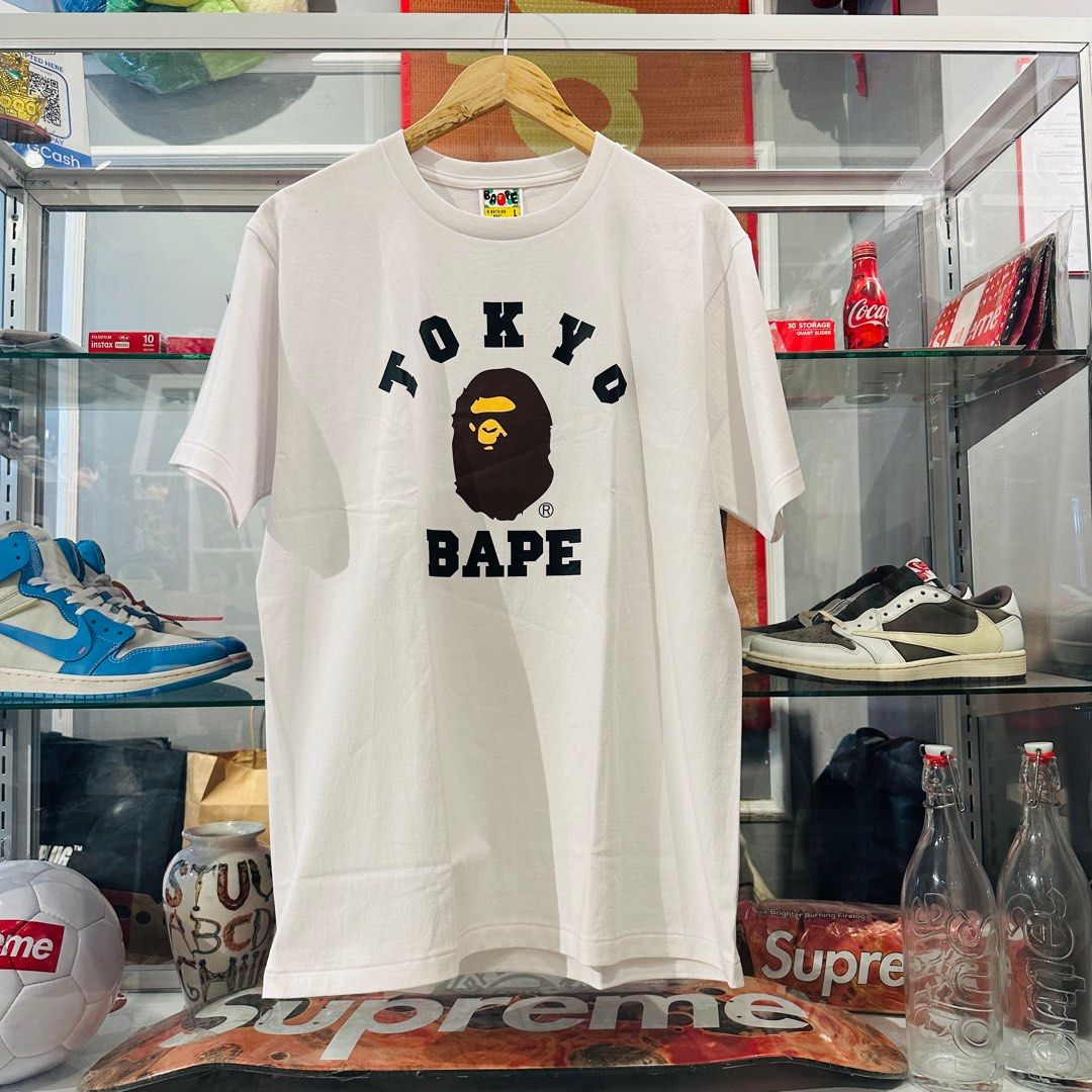BAPE Tokyo Exclusive Tee White, Men's Fashion, Tops & Sets, Tshirts ...