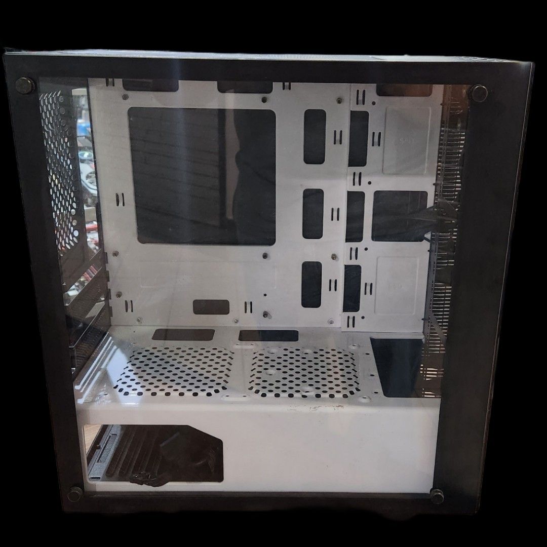 Black and White Gaming PC Case, Computers & Tech, Parts & Accessories ...