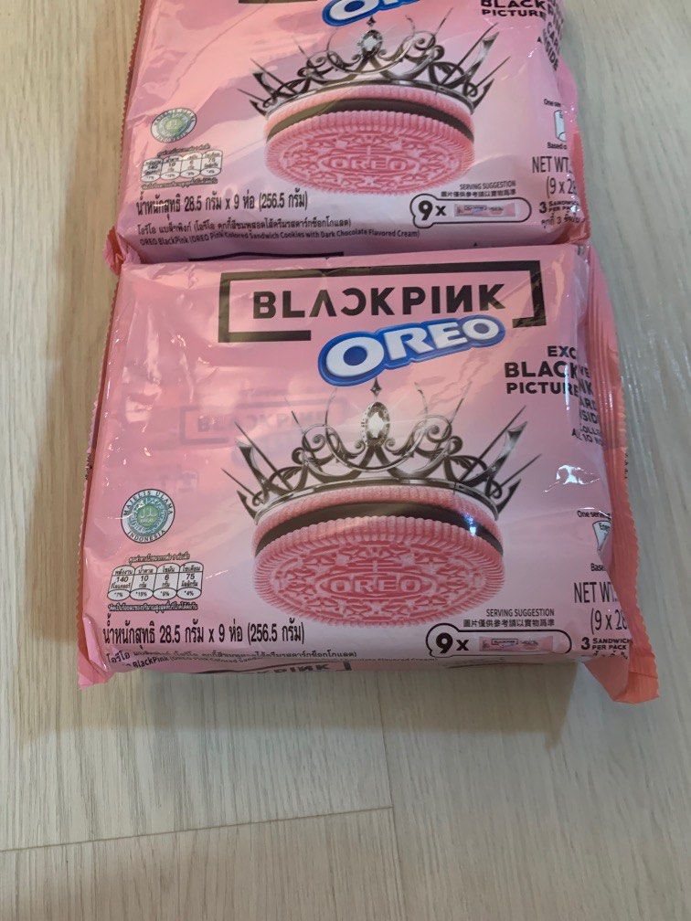 Black pink Oreo with picture card, Food & Drinks, Other Food & Drinks ...