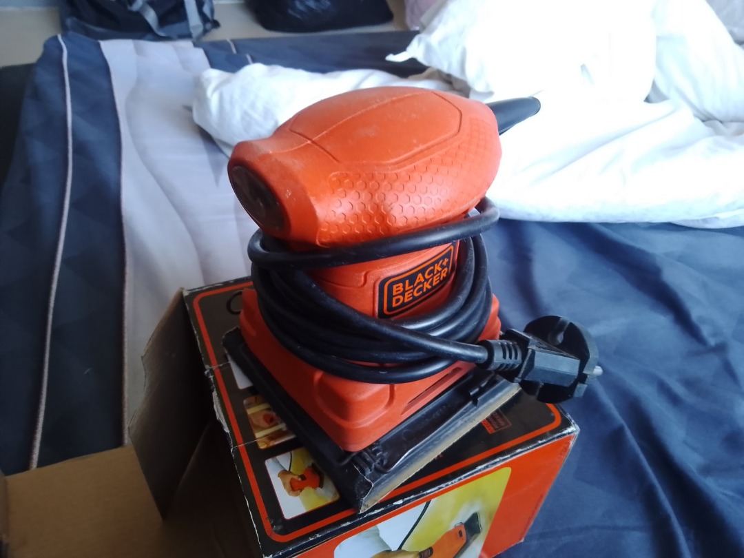 Black+Decker Sheet Sander, Furniture & Home Living, Home Improvement & Organization, Home ...