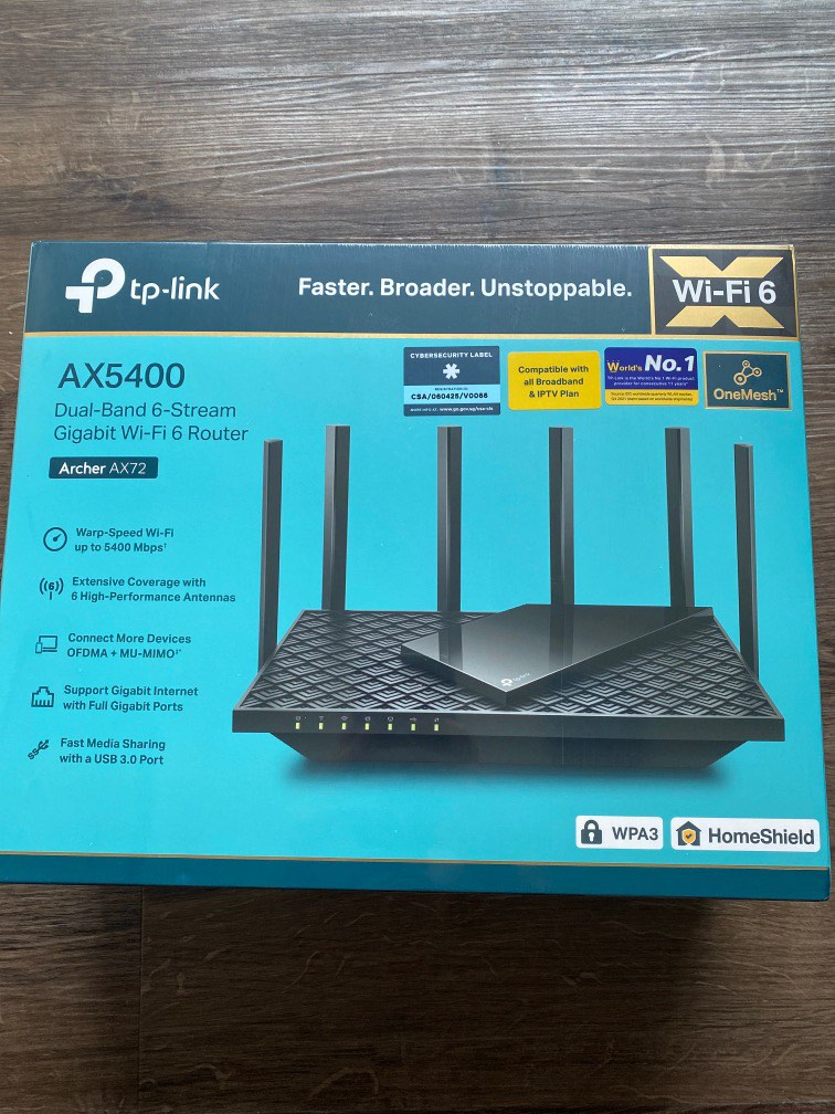 BN TP Link WiFi 6 Router, Computers & Tech, Parts & Accessories ...