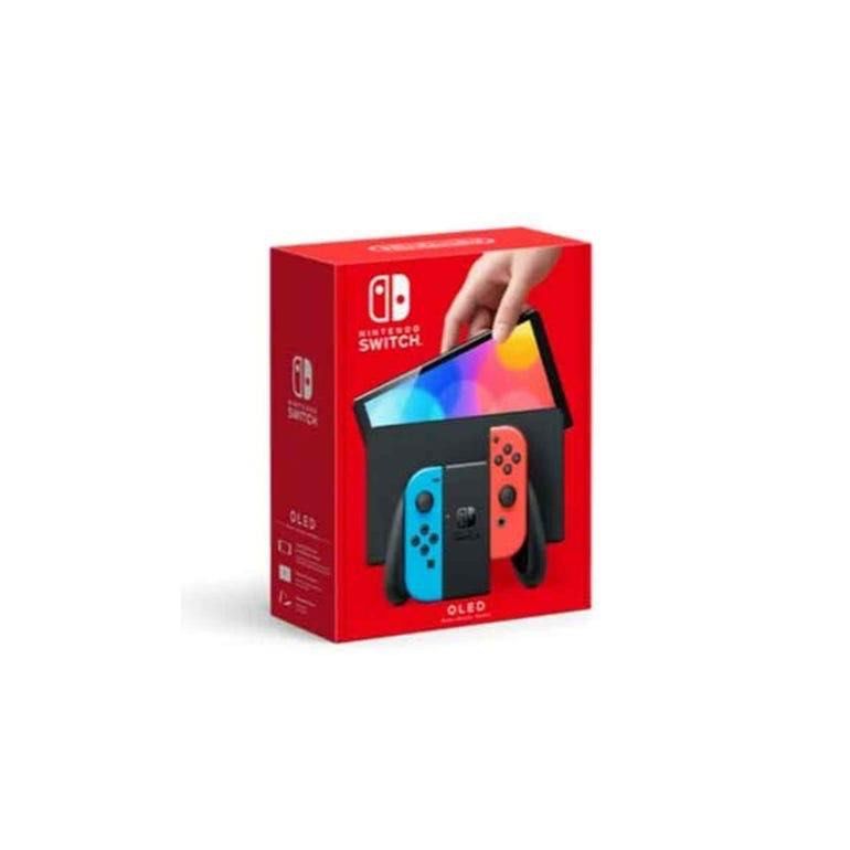 BRAND NEW (LOCAL SET): NINTENDO SWITCH - (OLED MODEL) NEON BLUE/NEON ...