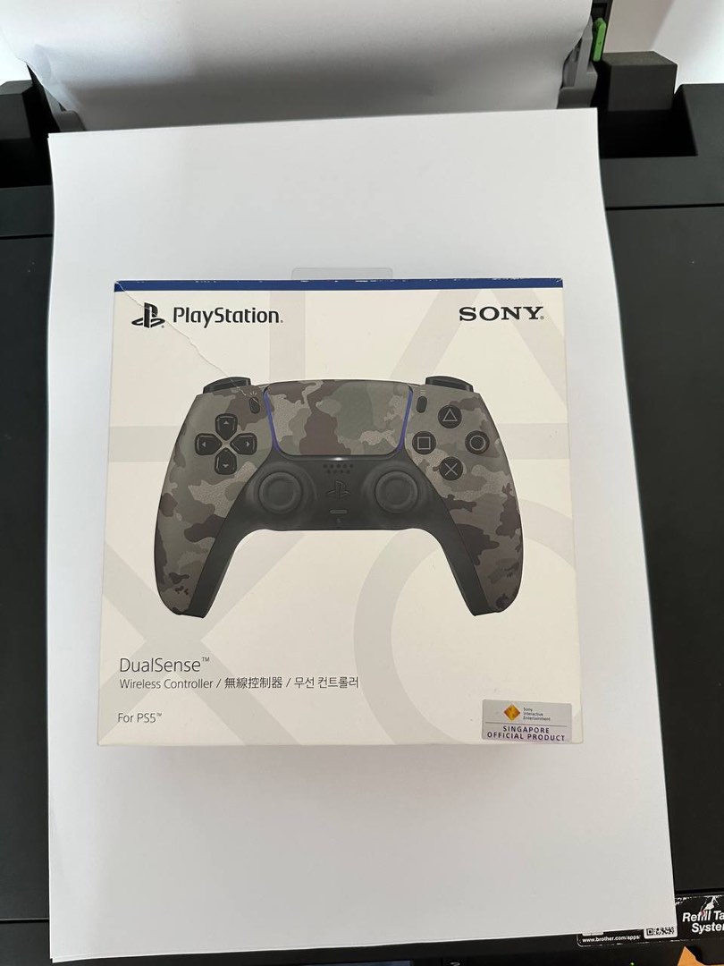 BRAND NEW PS5 Controller DualSense Grey Camp, Video Gaming, Gaming ...