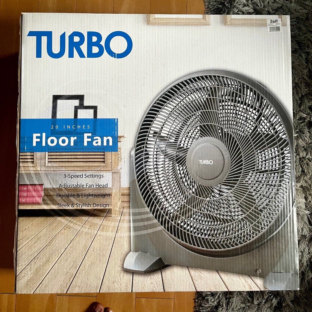 BRAND NEW TURBO Floor Fan 20 Inches on Carousell