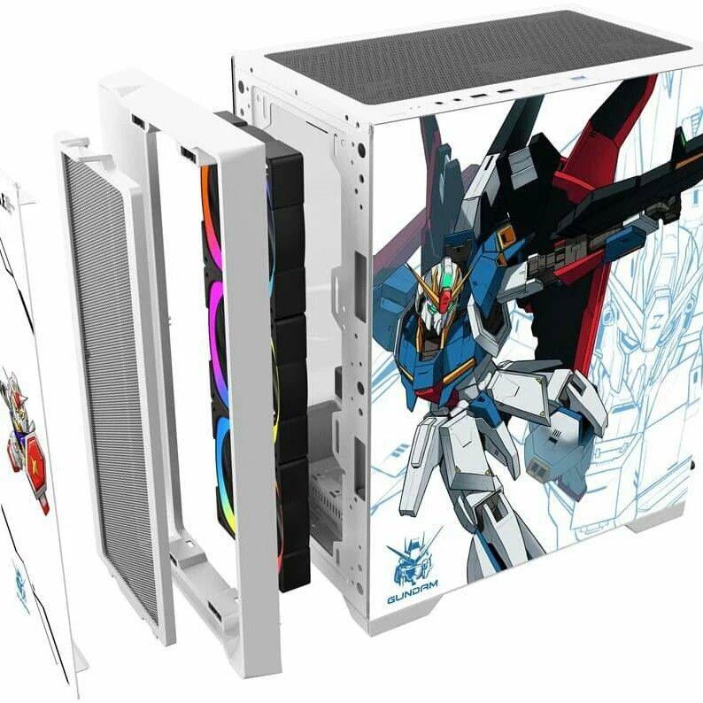 Brandnew Gundam Tempered Case, Computers & Tech, Desktops on Carousell