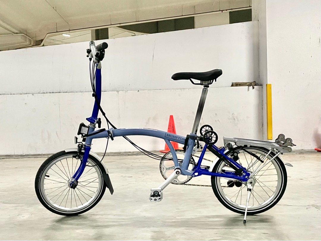 Brompton M6R Piccadilly/Cloud Blue C Line Explore Brompton Junction, Sports Equipment, Bicycles ...