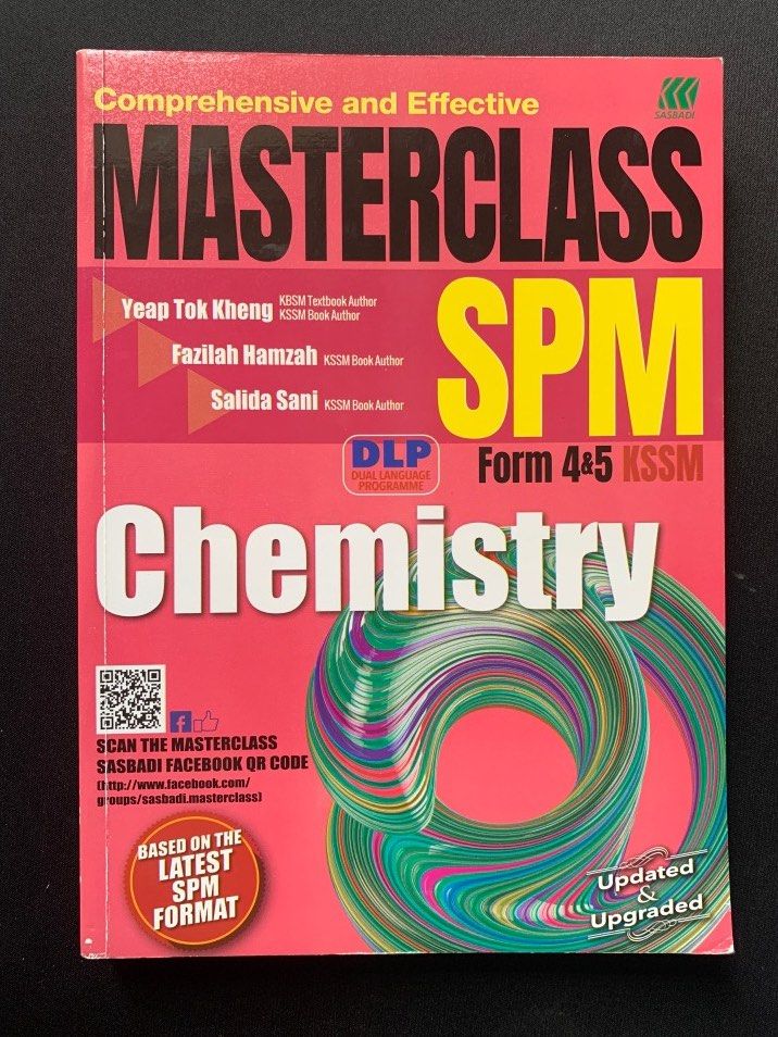 Buku Rujukan Masterclass Chemistry SPM Sasbadi, Hobbies & Toys, Books & Magazines, Textbooks on ...