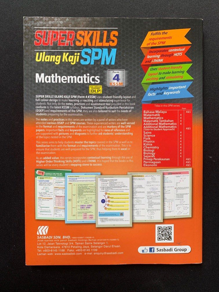 Buku Rujukan Mathematics Form 4, Hobbies & Toys, Books & Magazines ...