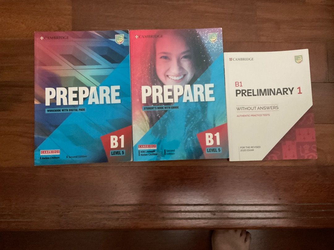 Cambridge Level 5 B1 Preliminary Student Book ,Workbook and Exam Book, Hobbies & Toys, Books ...