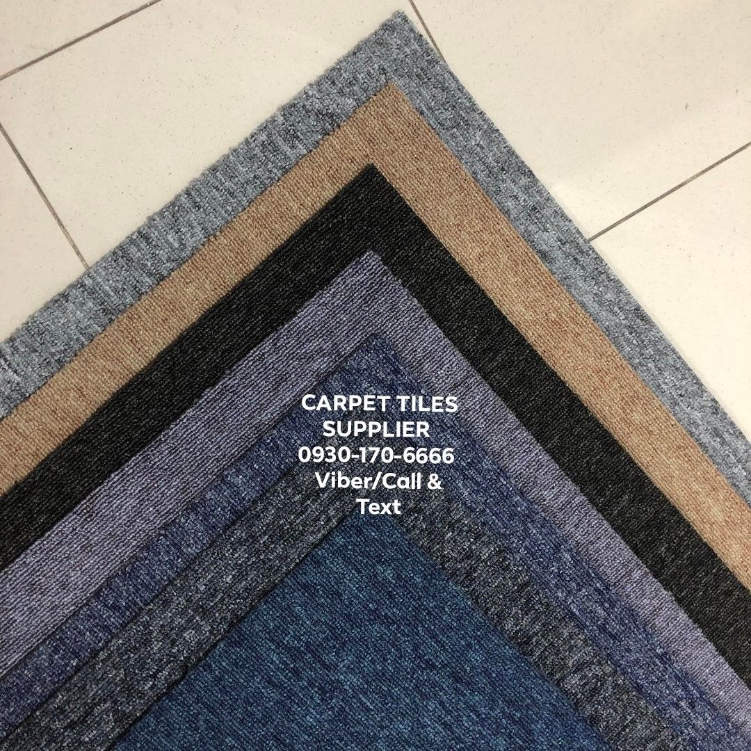 CARPET TILES PVC BACKING, Furniture & Home Living, Home Decor, Carpets ...