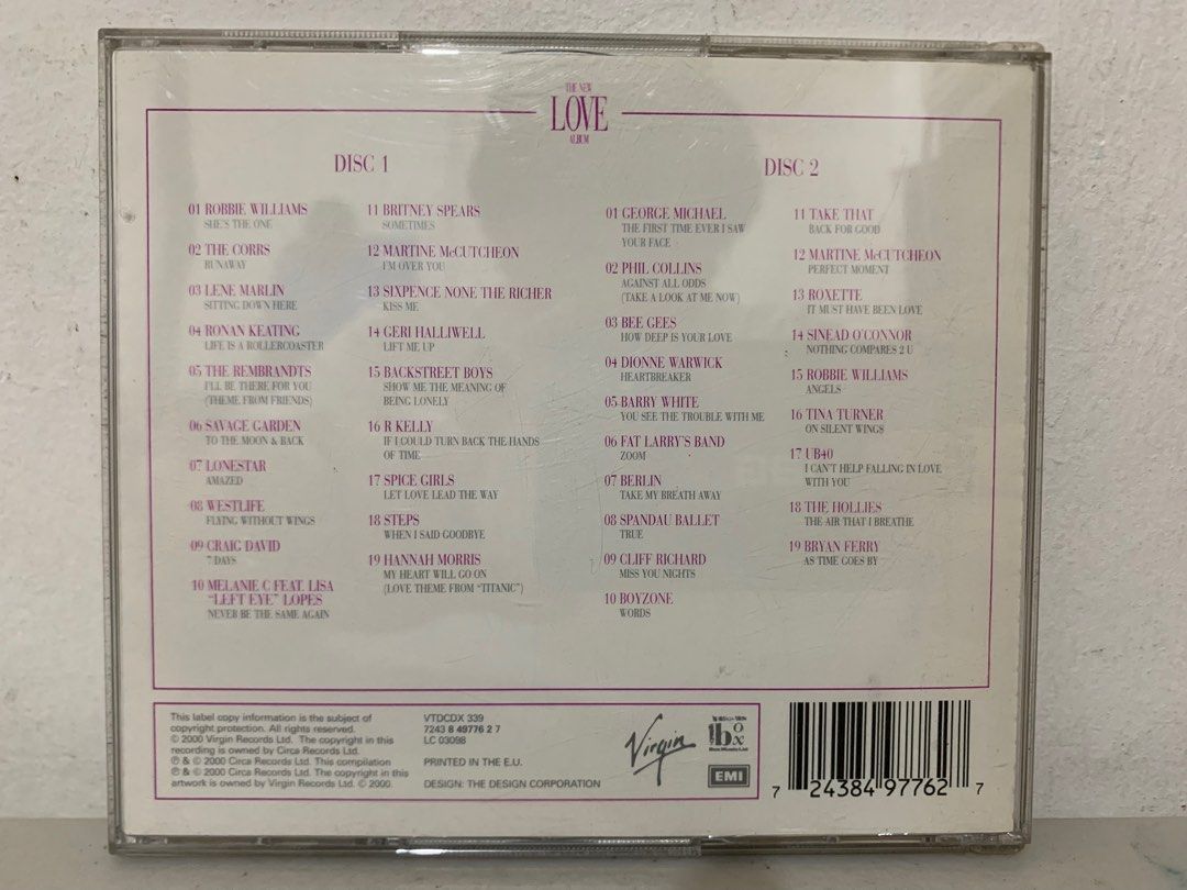 [CD] Various Artists - The New Love Album, Hobbies & Toys, Music ...