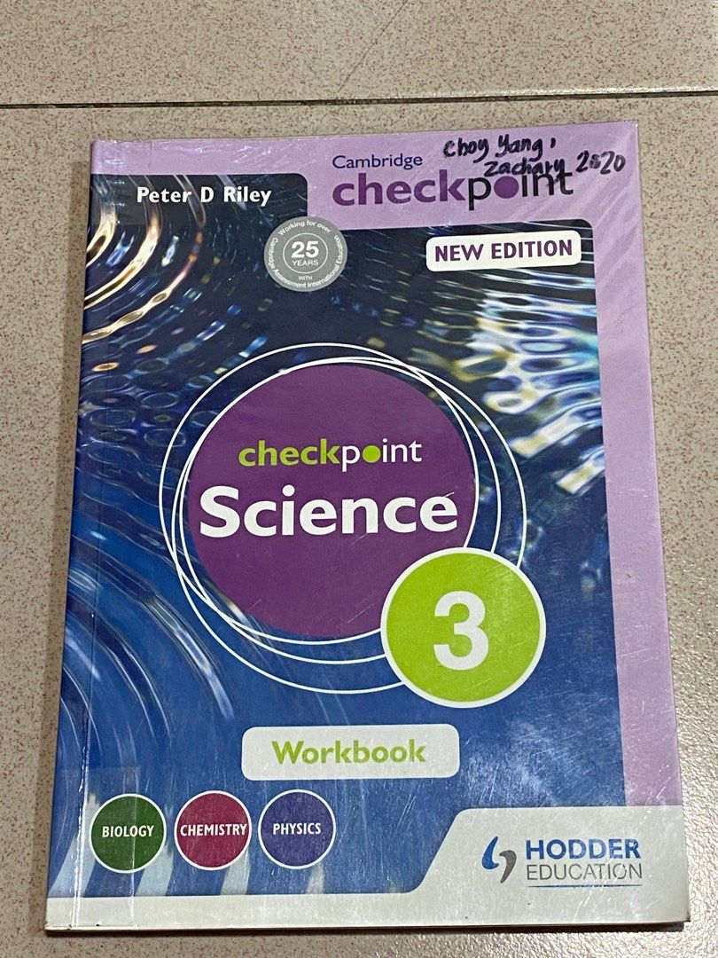 Checkpoint Science IGCSE Year 9 textbook and workbook, Hobbies & Toys ... Checkpoint Science IGCSE Year 9 textbook and workbook, Hobbies & Toys ...