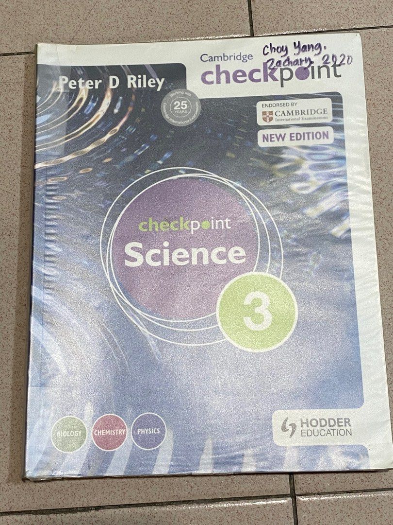 Checkpoint Science IGCSE Year 9 textbook and workbook, Hobbies & Toys ... Checkpoint Science IGCSE Year 9 textbook and workbook, Hobbies & Toys ...