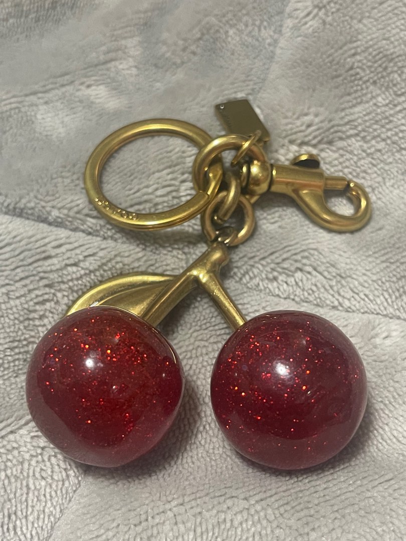 coach cherry keychain on Carousell