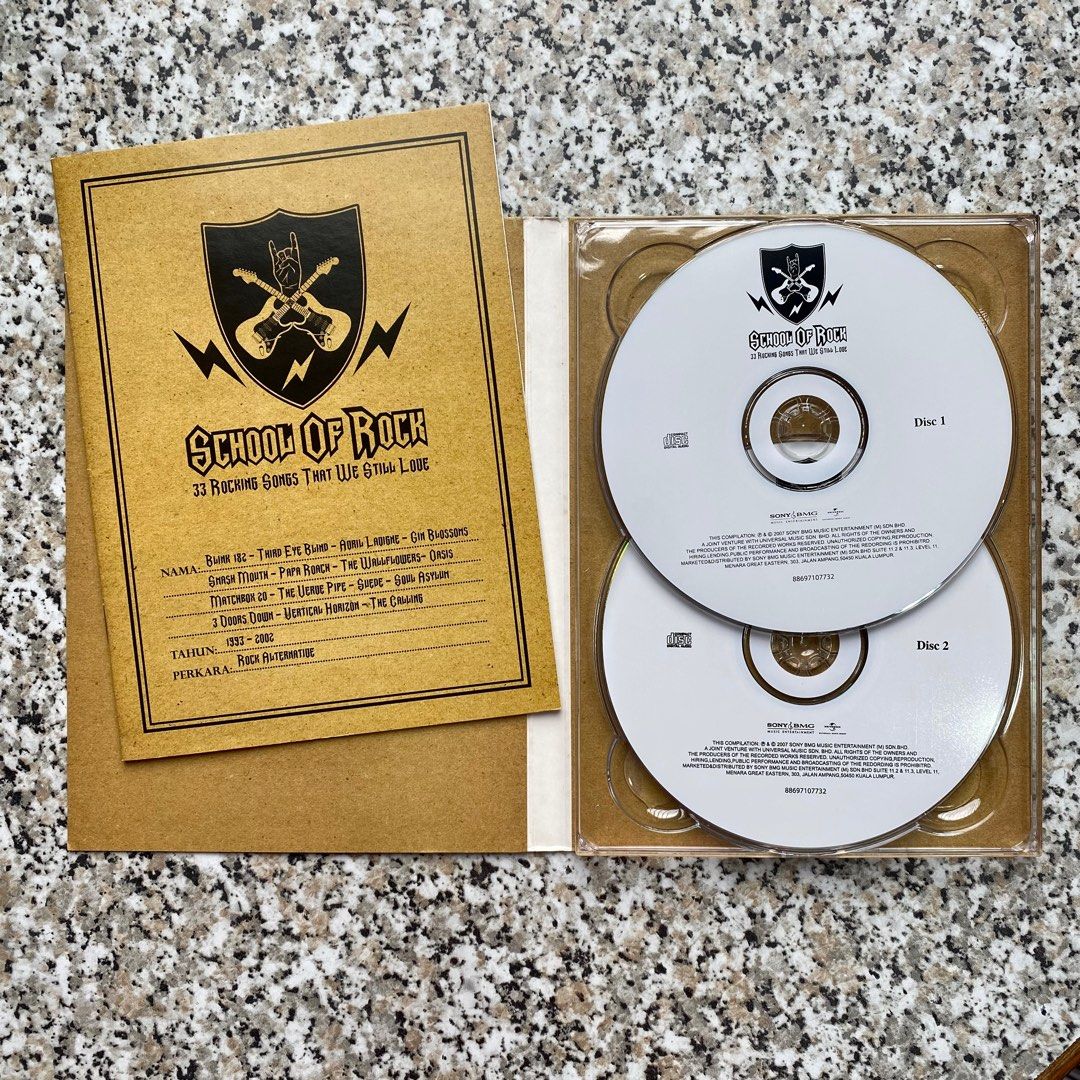 VA: School of Rock 搖滾樂合輯 (Mint) (Pop Rock/ Rock Ballad / Jazz Rock ...