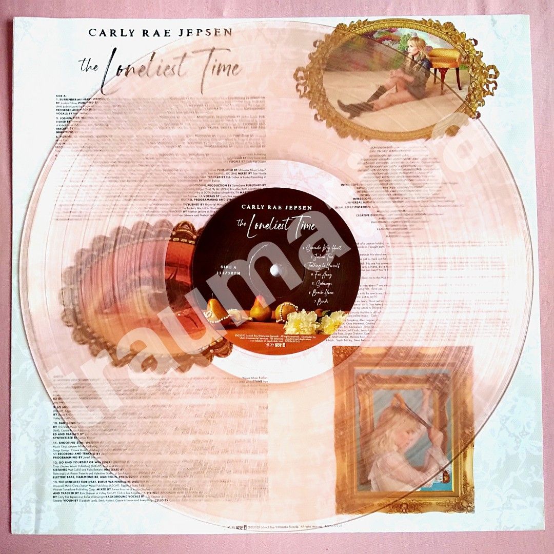 Complete Set The Loneliest Time Album By Carly Rae Jepsen Cd Vinyl And Cassette Tape On