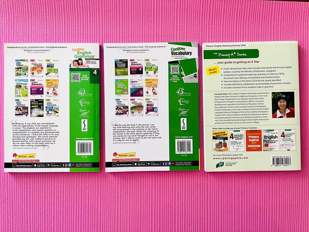 Conquer English Grammar, Conquer Vocabulary, CPD Mastering Grammar ...