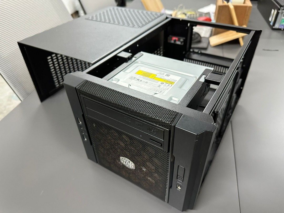 Cooler master itx case w DVD drive and 400w psu, Computers & Tech ...