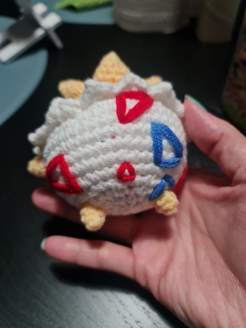 Crochet Pokemon (Pikachu / Togepi), Hobbies & Toys, Stationery & Craft ...