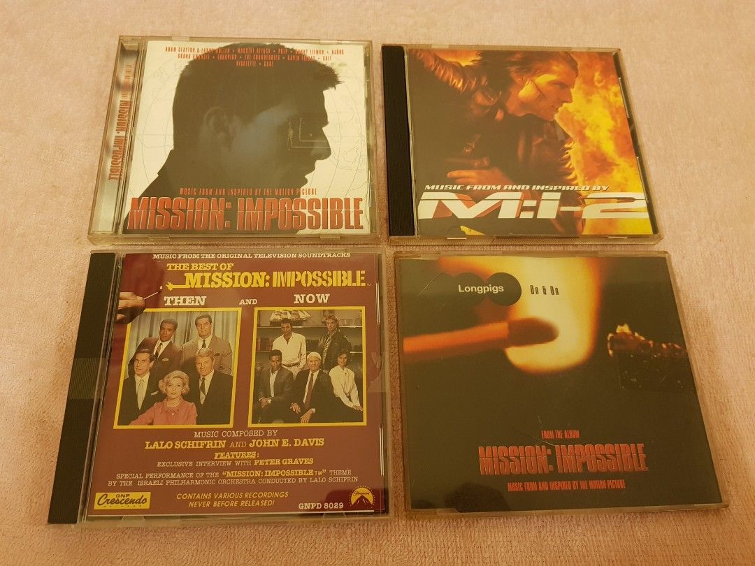 Cult Collection Mission Impossible From 1960s Soundtrack 4 CD ...