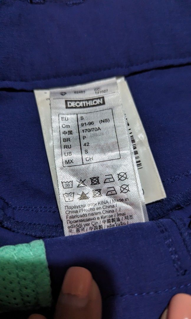 Decathlon blue Dryfit shorts, Women's Fashion, Activewear on Carousell
