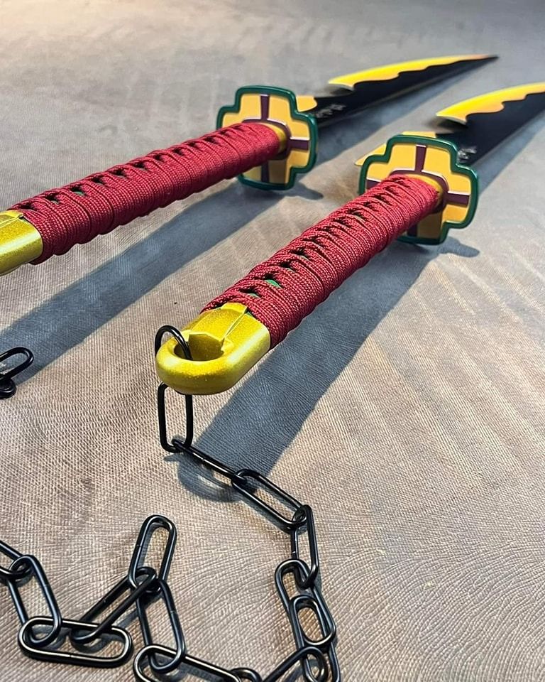 Demon Slayer Tengen Sound Hashira Sword, 1045 Carbon Steel, Blunted ...