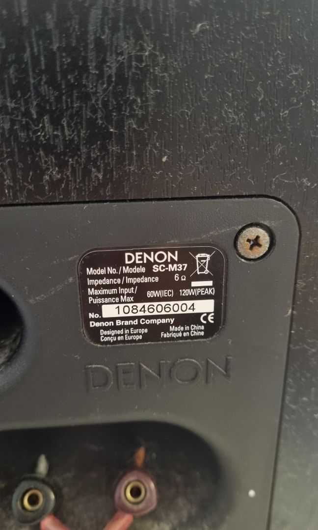 Denon SC-M37 speakers, Audio, Soundbars, Speakers & Amplifiers on Carousell