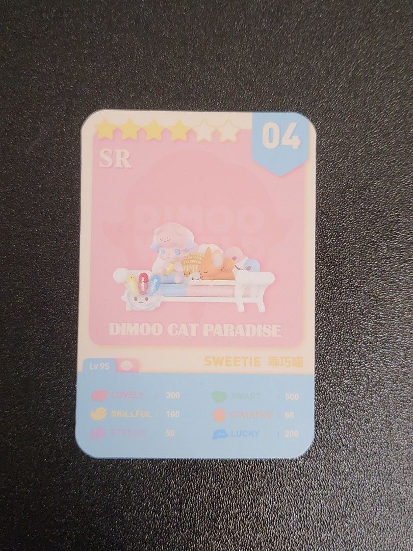 Dimoo Paradise Sweetie + card, Hobbies & Toys, Toys & Games on Carousell