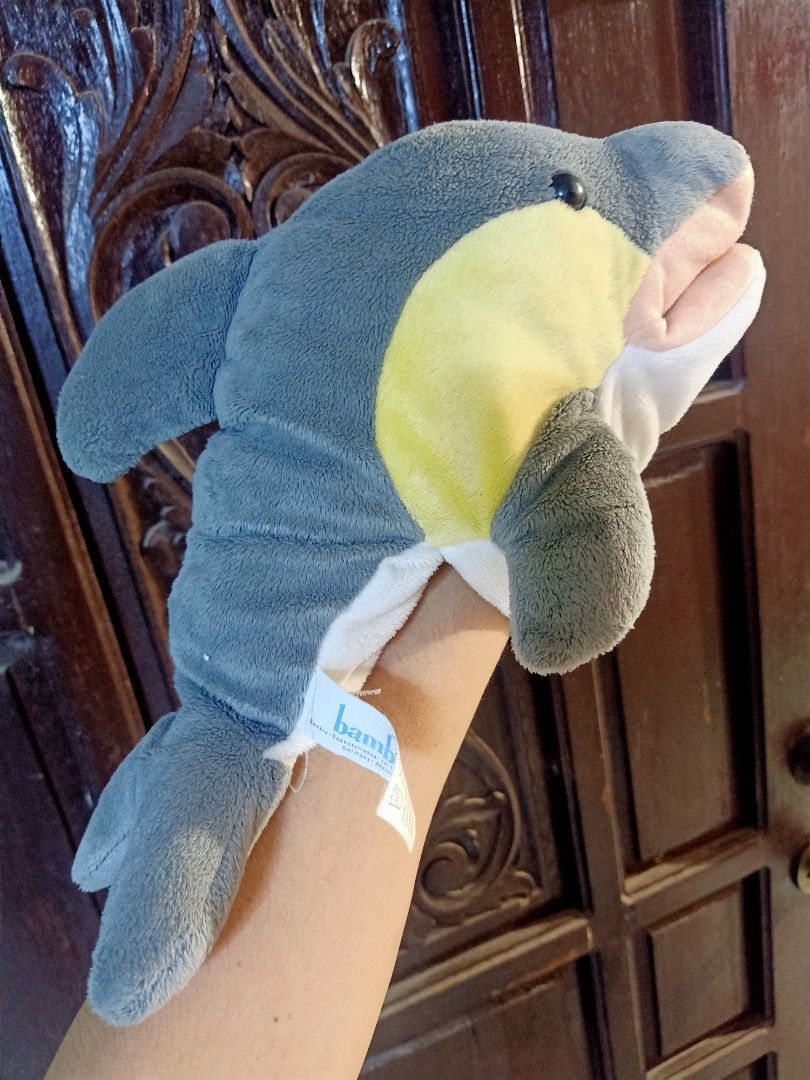 DOLPHIN HAND PUPPET, Hobbies & Toys, Toys & Games on Carousell