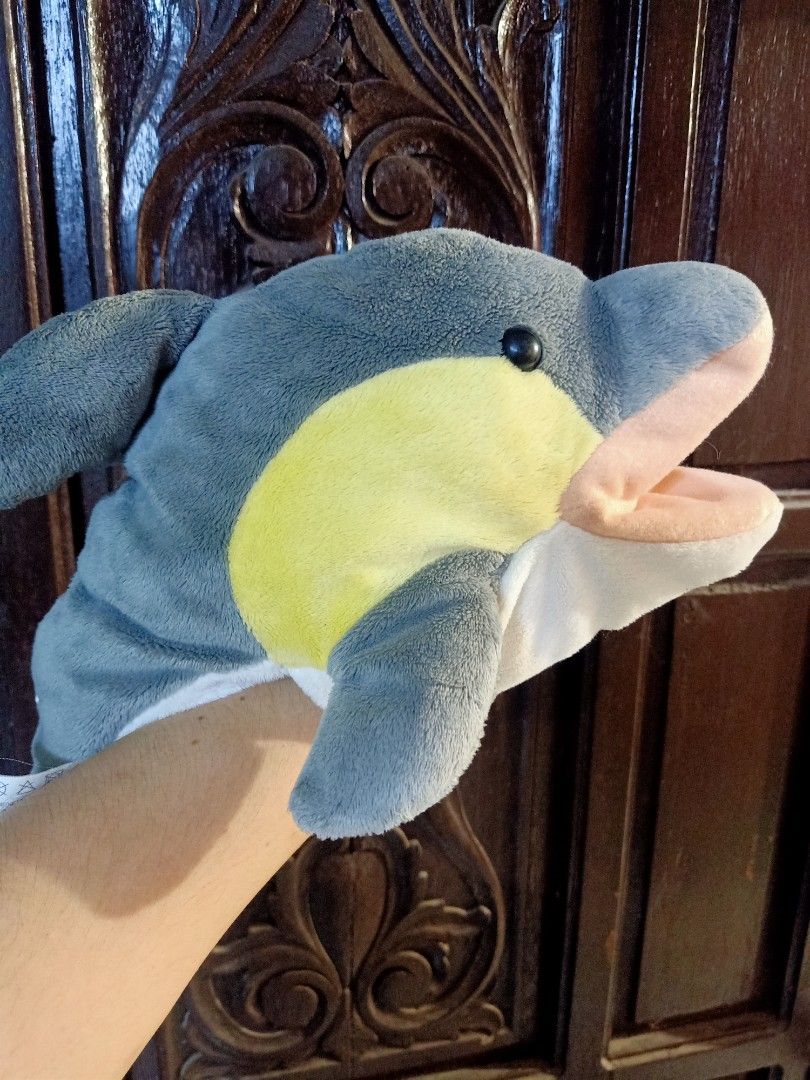 DOLPHIN HAND PUPPET, Hobbies & Toys, Toys & Games on Carousell