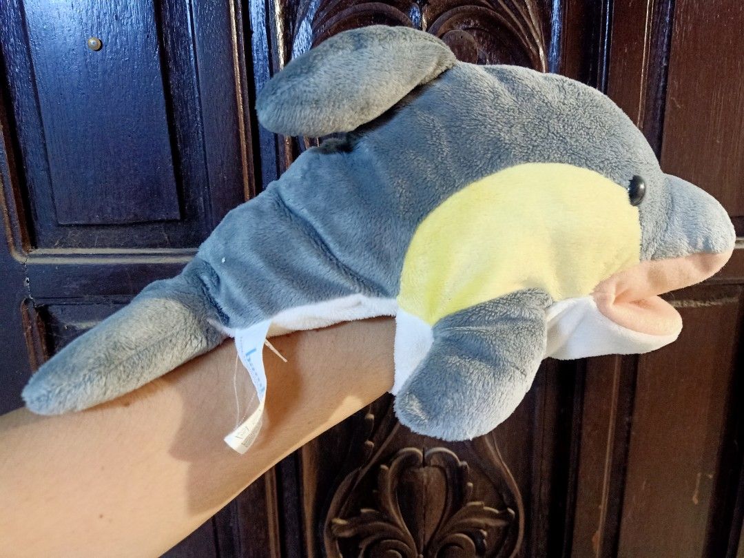 DOLPHIN HAND PUPPET, Hobbies & Toys, Toys & Games on Carousell