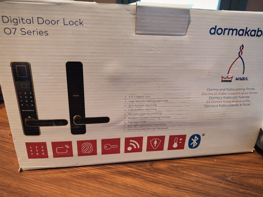 Dormakaba 07 Series Digital Lock, Furniture & Home Living, Security ...
