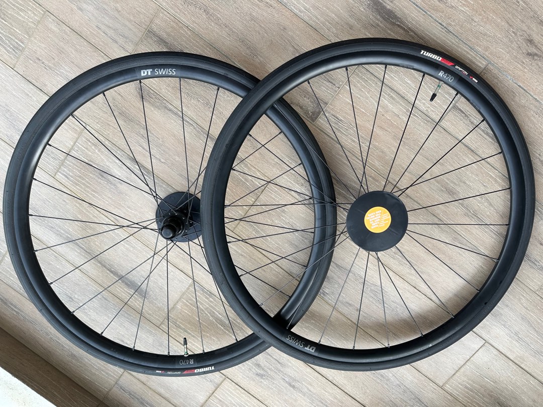 DT Swiss R470 wheel set, Sports Equipment, Bicycles & Parts, Parts ...
