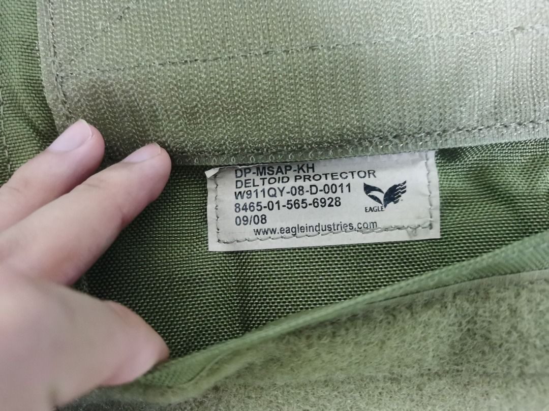 Eagle Industries Old Gen Khaki Tan MSAP Deltoid Shoulder Protector Pouch Set, Men's Fashion ...