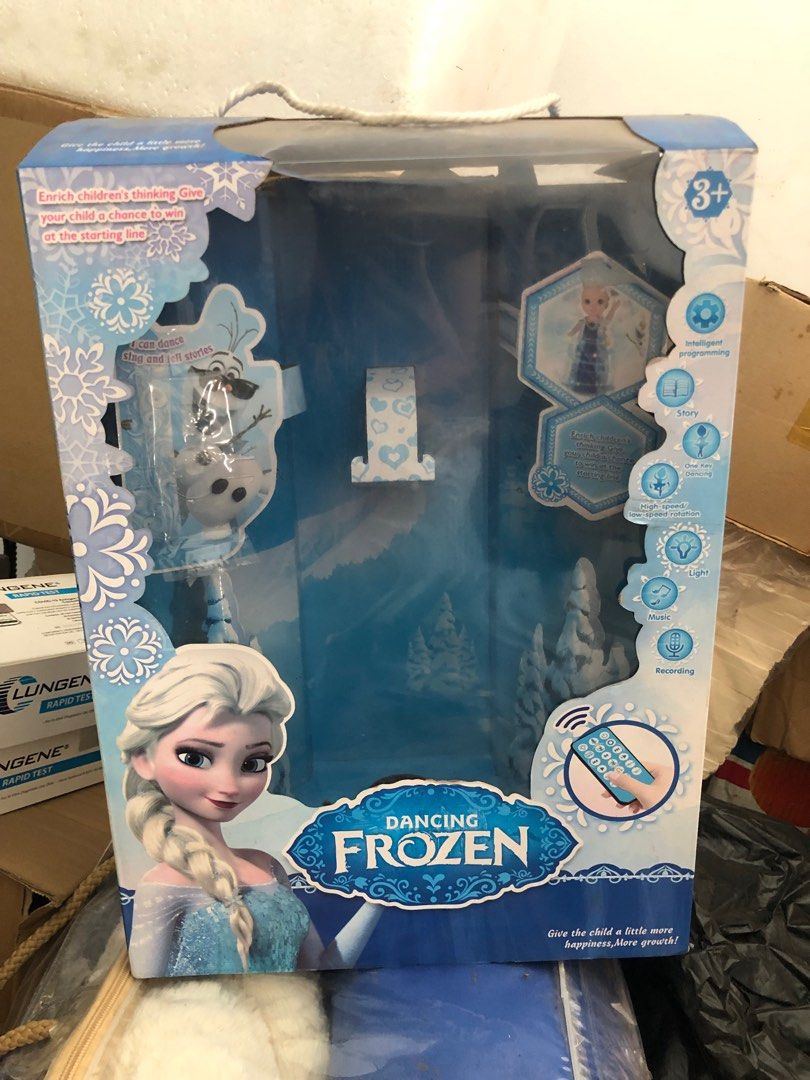 Elsa frozen singing dancing mainan bisa nyanyi, Toys & Collectibles ...