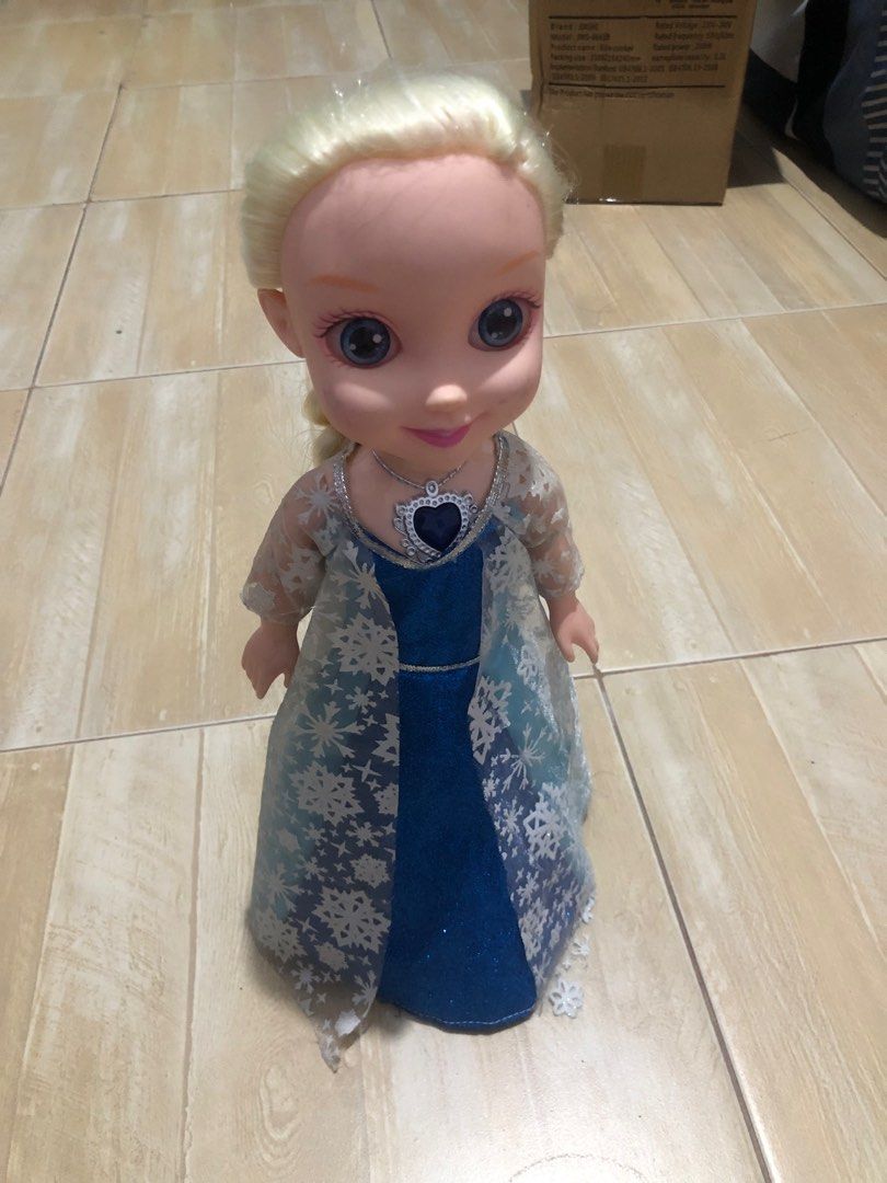 Elsa frozen singing dancing mainan bisa nyanyi, Toys & Collectibles ...