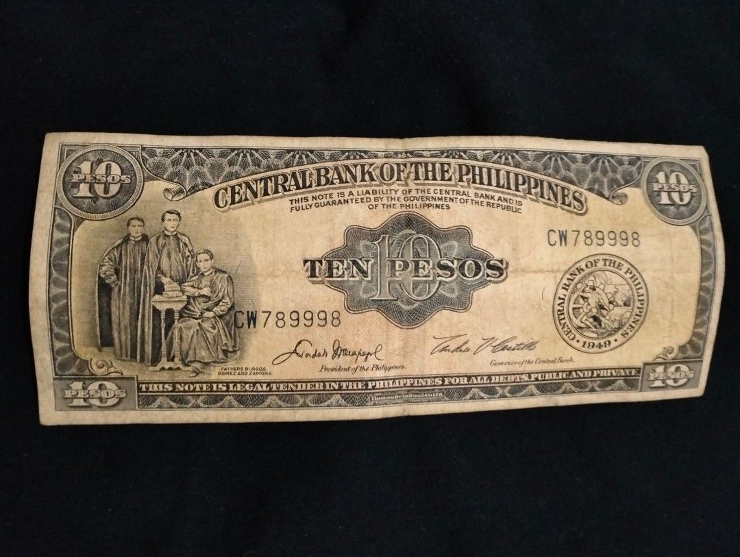 English Series 10p(old philippine money), Hobbies & Toys, Memorabilia ...