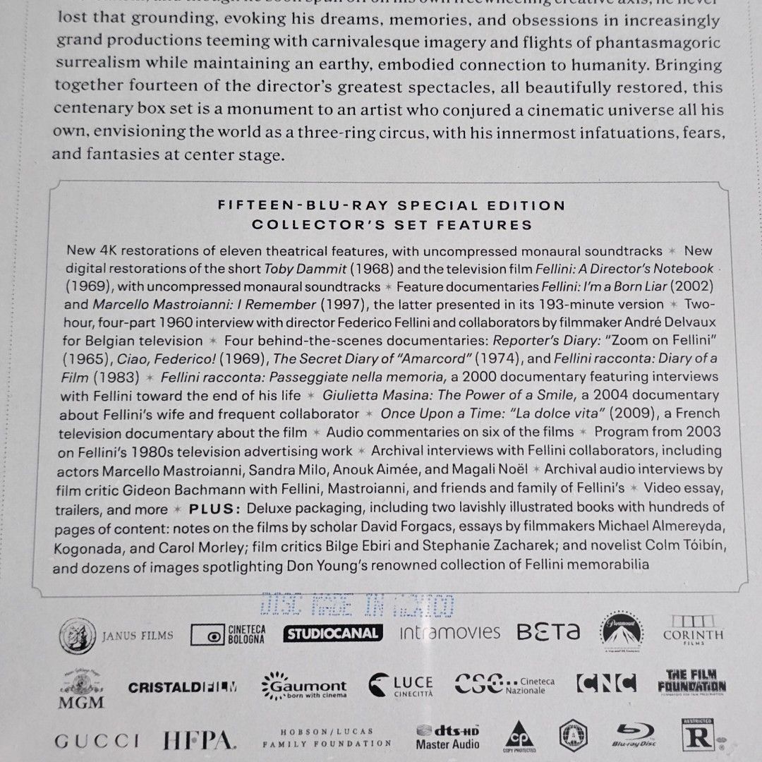 Essential Fellini (The Criterion Collection, Director Federico Fellini ...