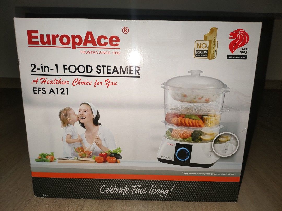 EuropAce 2-in-1 Food Steamer, TV & Home Appliances, Kitchen Appliances ...