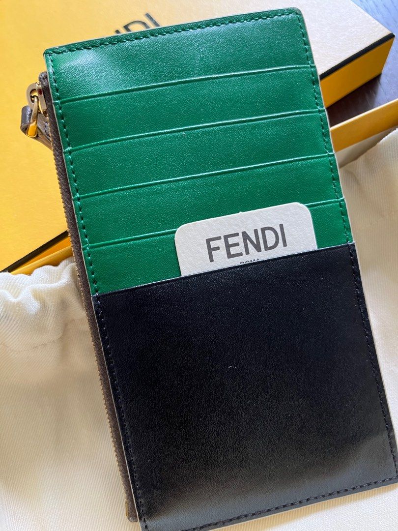Fendi Card Wallet, Luxury, Bags & Wallets on Carousell