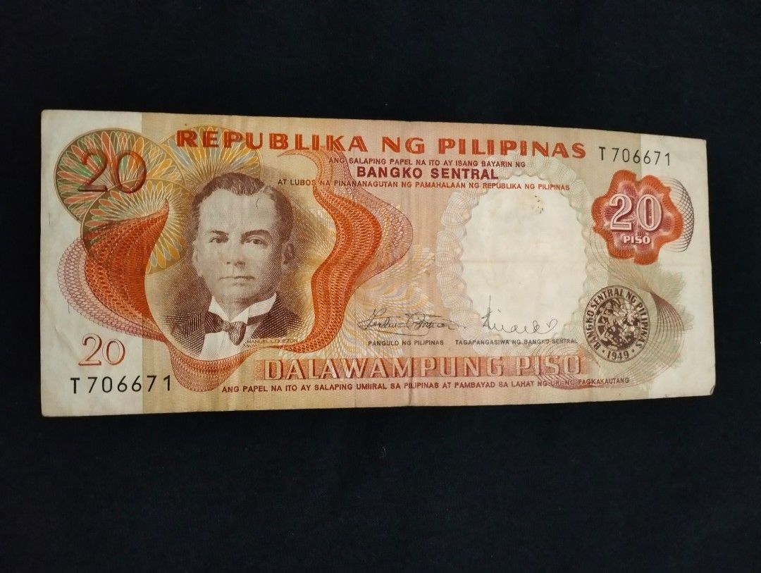 filipino series 20p (old philippine money), Hobbies & Toys, Memorabilia ...