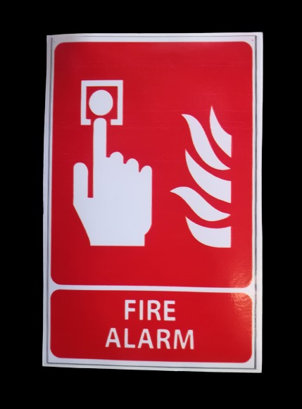 Fire Alarm Symbol Sign Sticker, Commercial & Industrial, Industrial ...