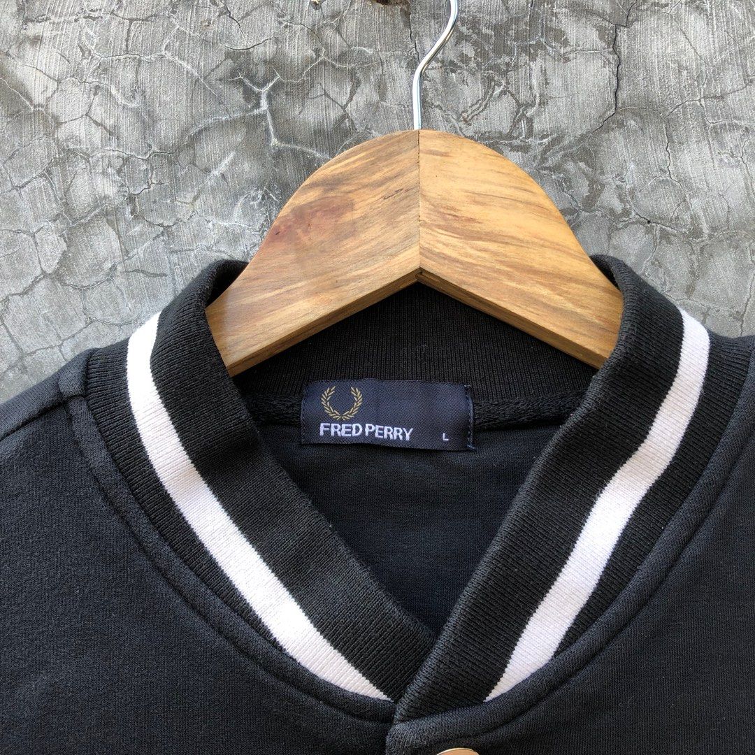 Fred perry Varsity Jacket, Men's Fashion, Coats, Jackets and Outerwear ...