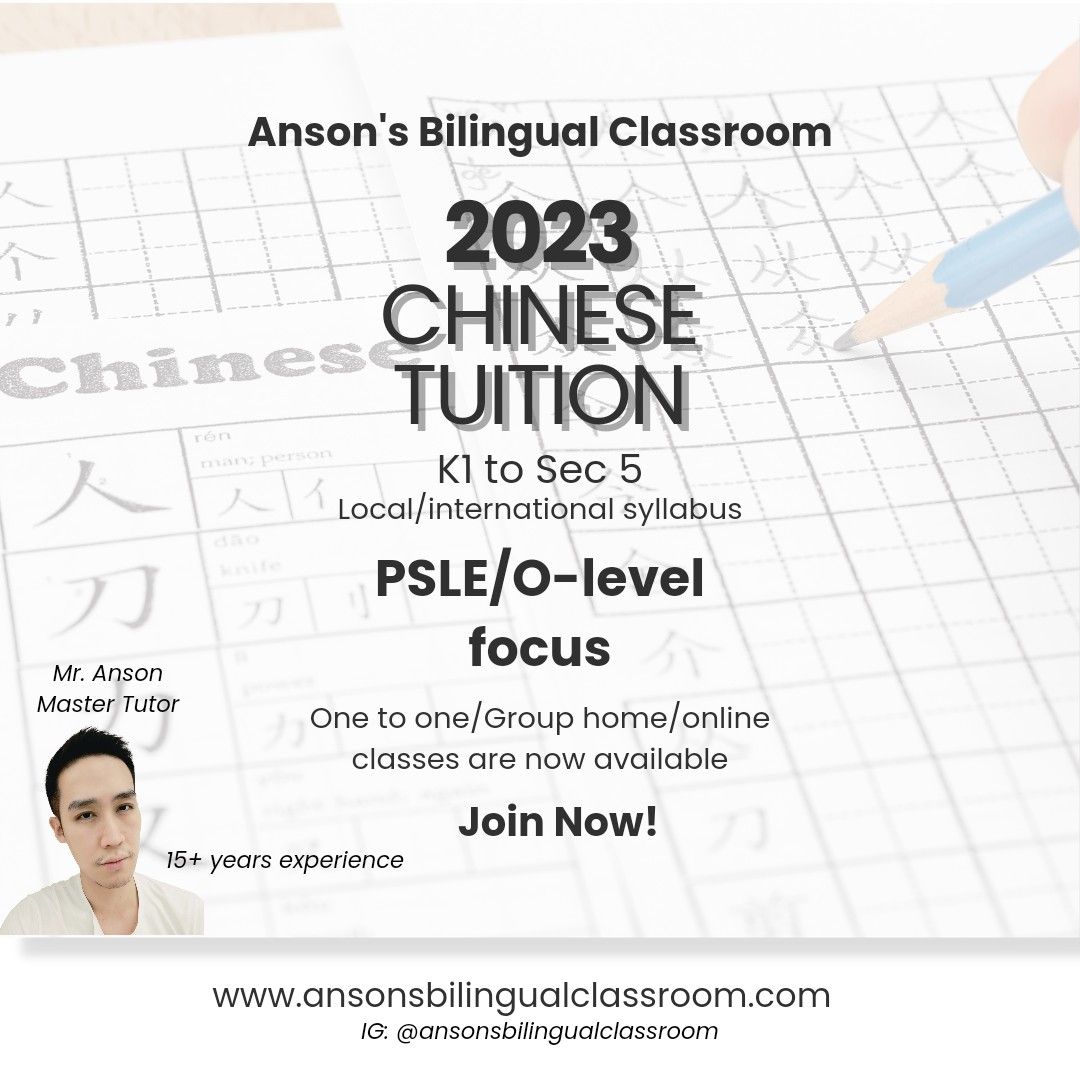 Fun and effective Chinese tuition, Learning & Enrichment, Enrichment ...