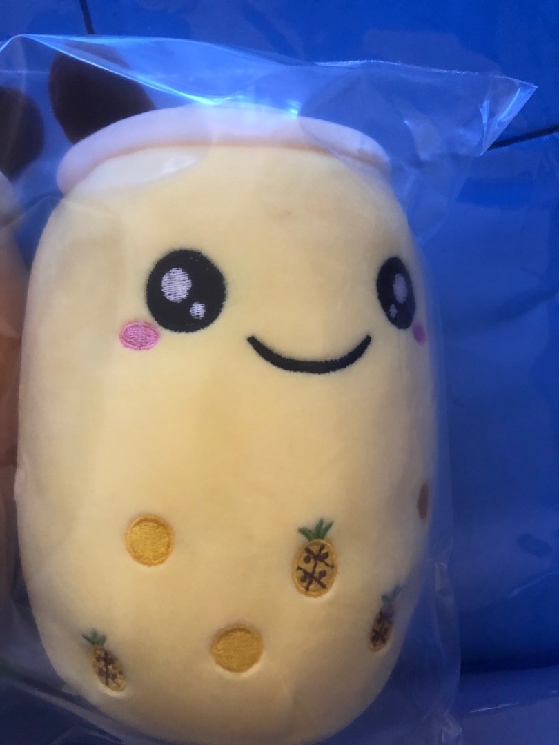 Fun claw bubble tea funclaw bbt plushie stuffed soft toy, Hobbies ...