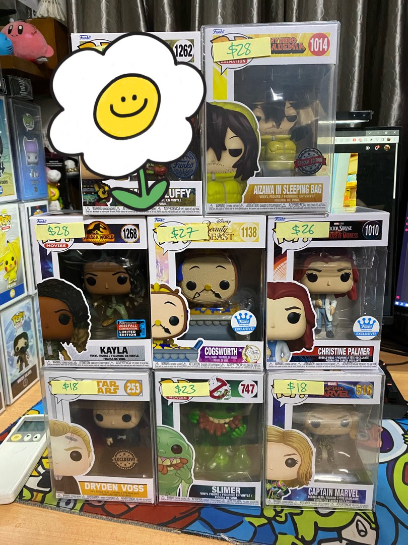 Funko Pops - Armored Luffy | Aizawa in Sleeping Bag My Hero Academia ...