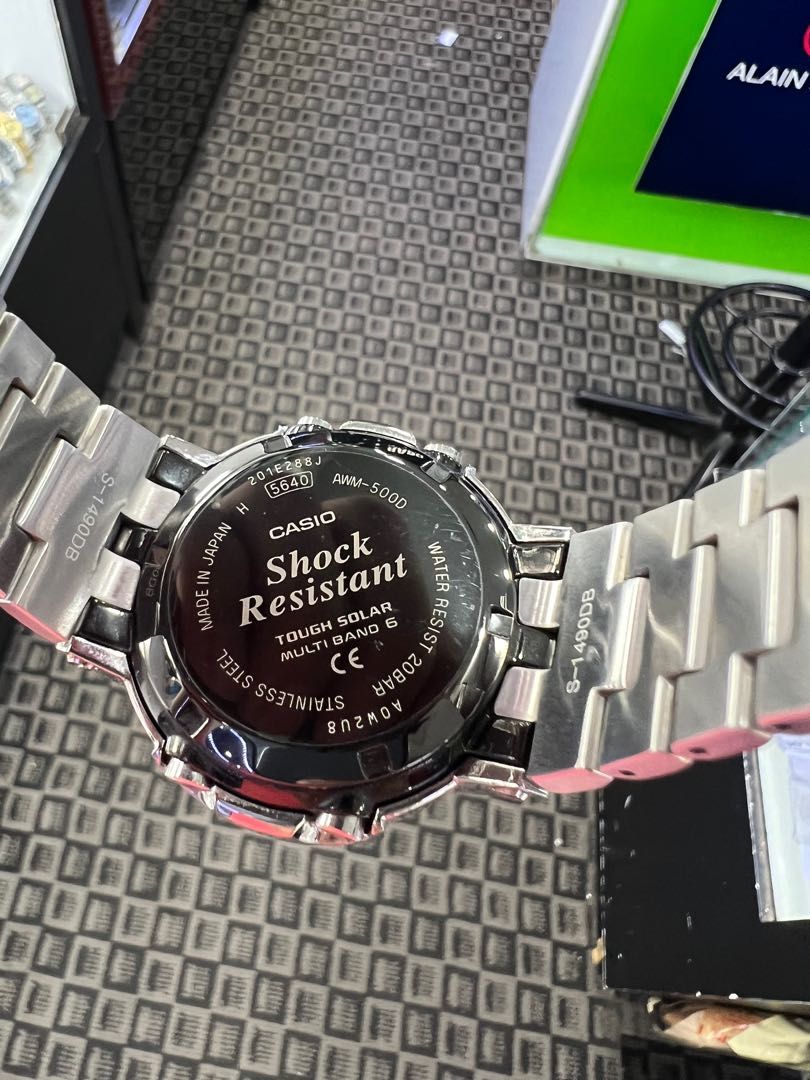G SHOCK FULL METAL MADE IN JAPAN TOUGH SOLAR MULTI BAND 6 AWM-500D, Men ...